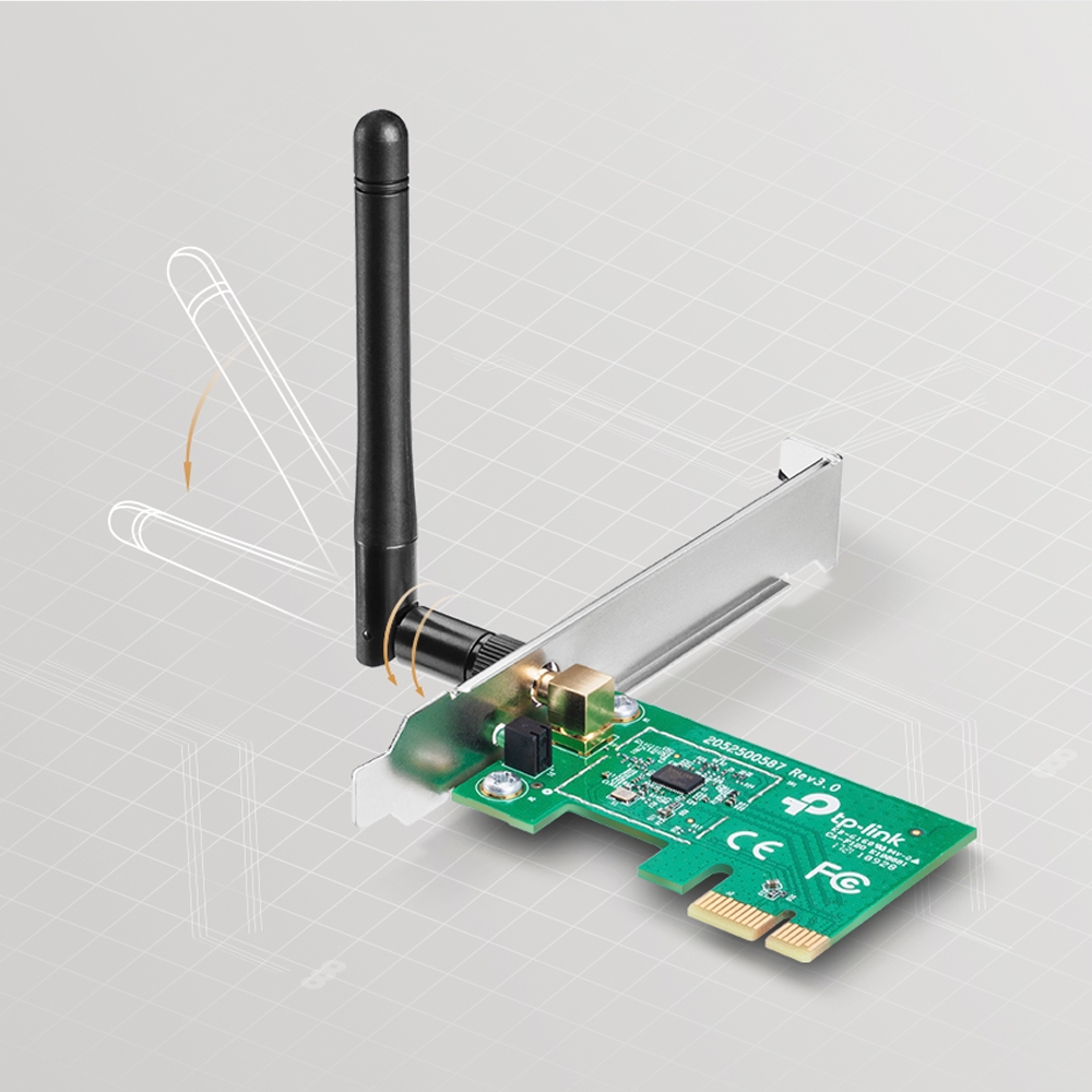 TL WN781ND Adaptador PCI Expreso Inal mbrico De 150 Mbps TP Link Latam TL WN781ND Adaptador PCI Expreso Inal mbrico De 150 Mbps TP Link Latam