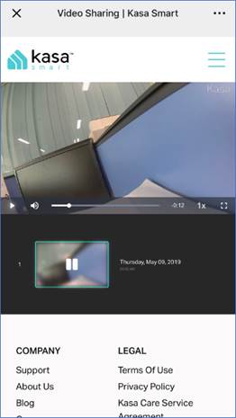 How to share a video clip of the Kasa Camera? | TP-Link Australia