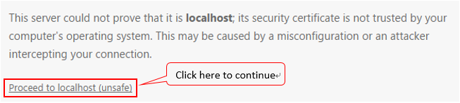 What should I do if I got a certificate error? | TP-Link