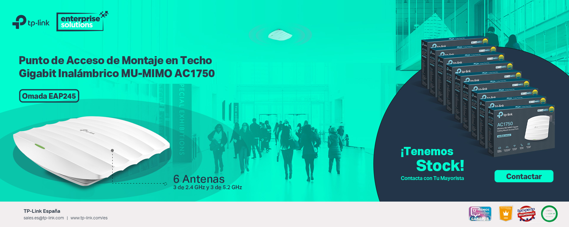 Solución Wi-Fi MU-MIMO AC1750 de Clase Empresarial de Élite | TP-Link ...