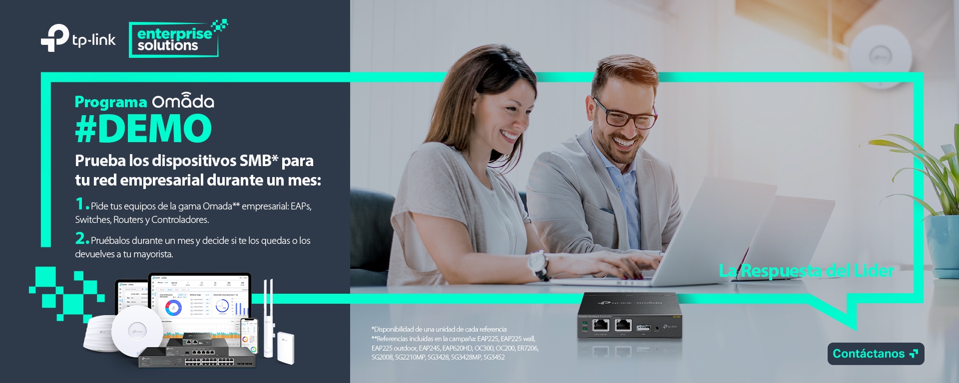 ¡Atención! Prueba los dispositivos SMB gratis con el programa Omada ...