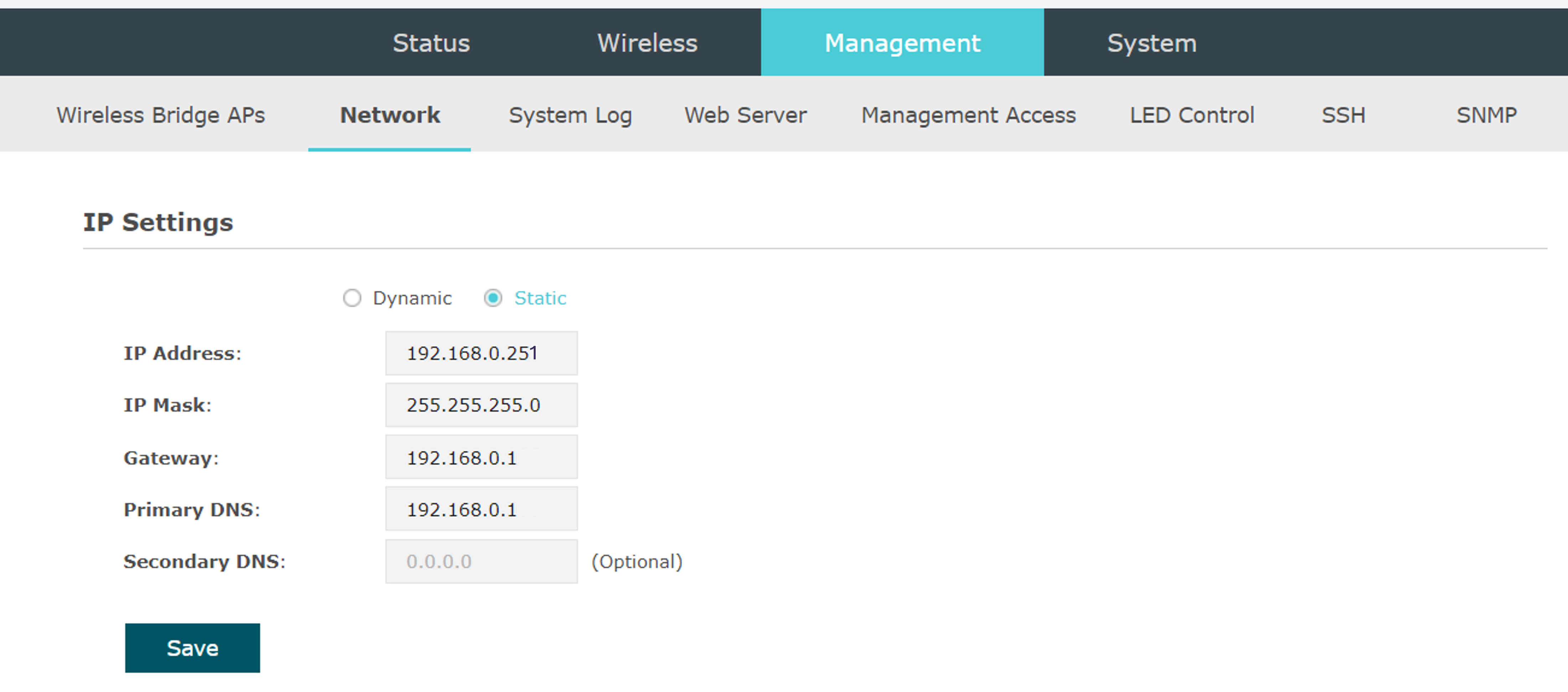如何在沒有 DHCP 伺服器的網路中設定網橋 AP | TP-Link 台灣地區