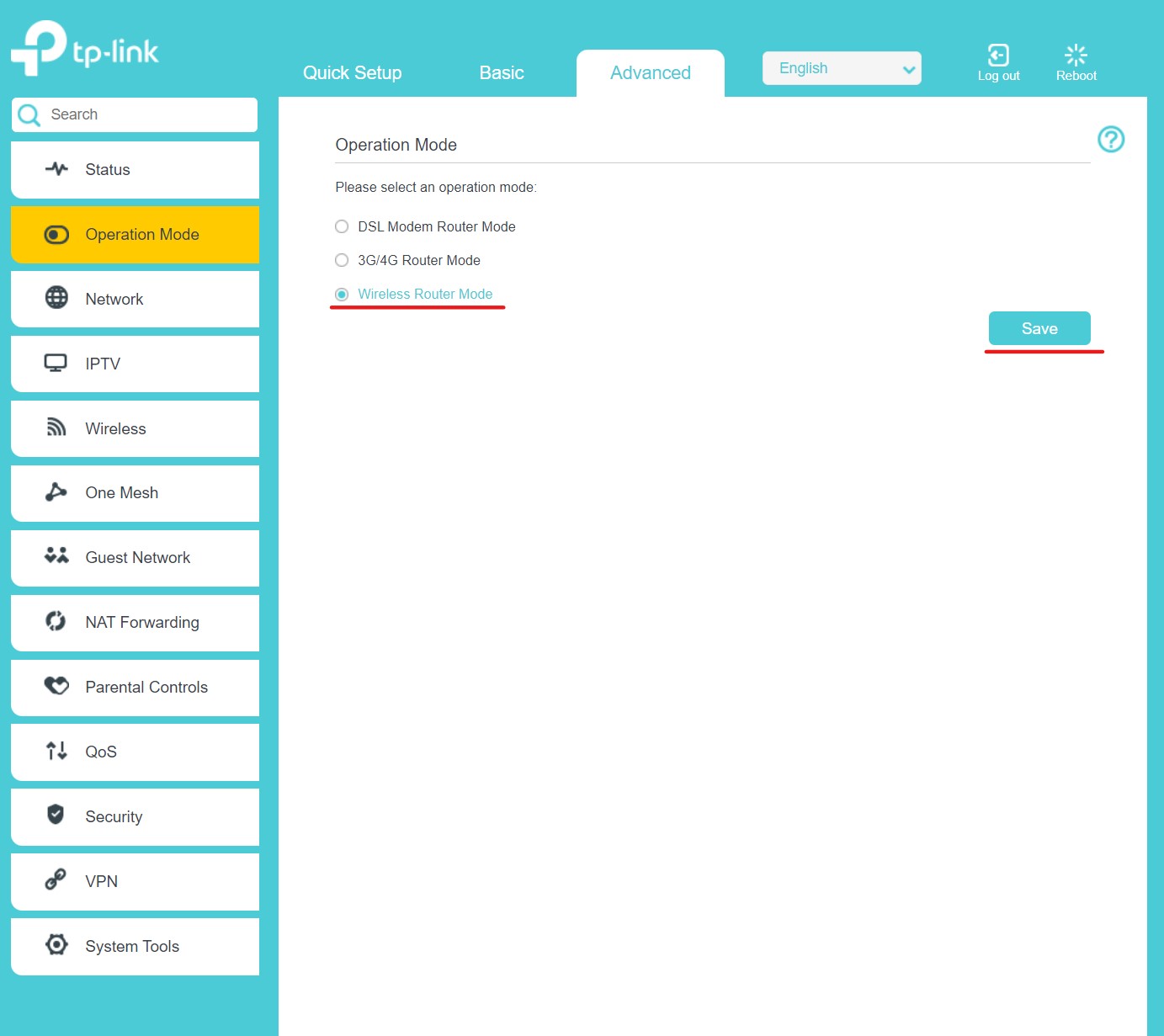Jak nastavit TP-link router za zařízením Terminátor (bonding)