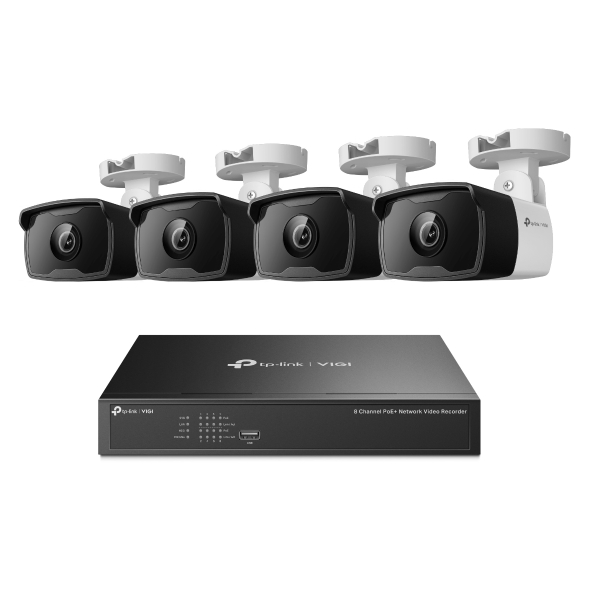 Tp Link Poe TP-Link VIGI NVR1104H-4P VIGI 4 Channel PoE+ Plug & Play ...