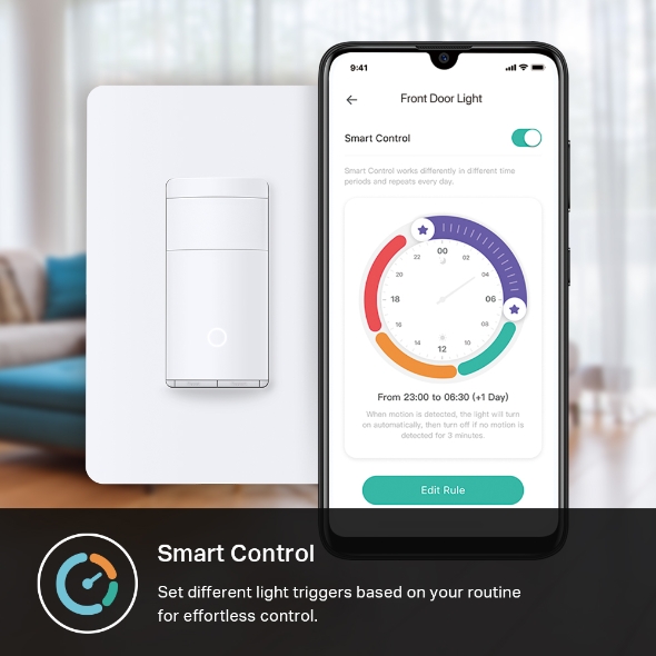 ES20M | Smart Wi-Fi Dimmer Switch, Motion Activated | TP-Link