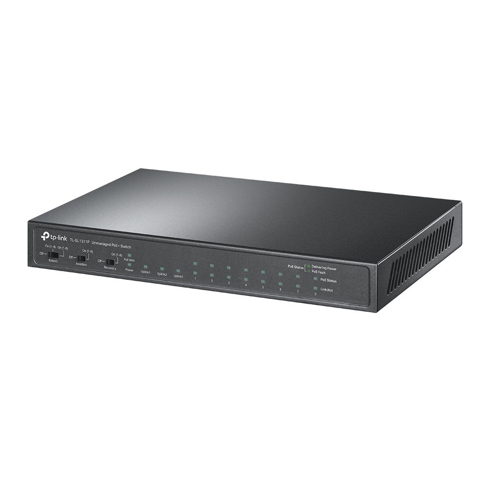 TL SL1311P 8 Port 10 100Mbps 3 Port Gigabit Desktop Switch With 8