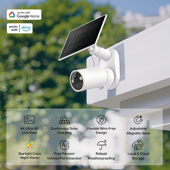 Tapo C460 KIT | Solar-Powered Security Camera Kit | TP-Link