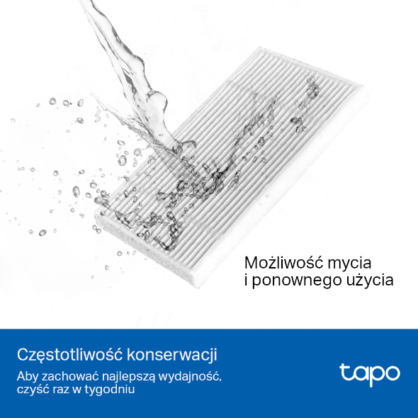 Zestaw szczotek i filtrów do Robota odkurzającego Tapo 4