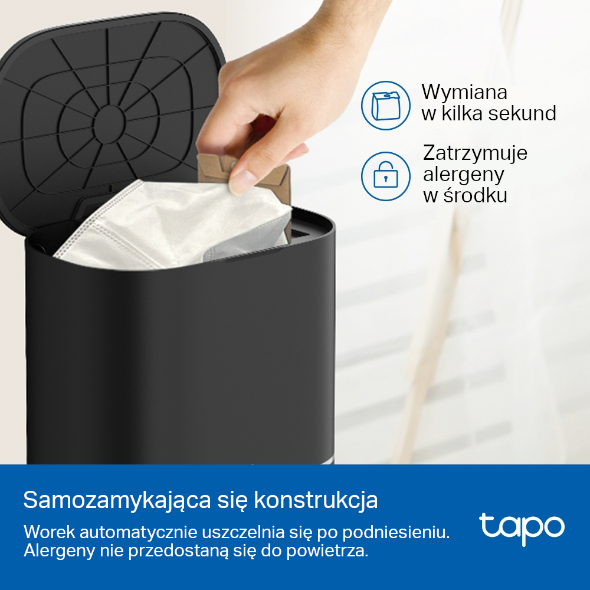 Jednorazowe worki na kurz do stacji Robota odkurzającego Tapo 3