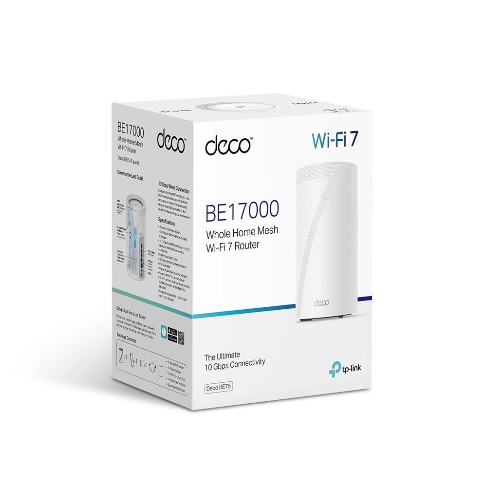 Deco BE75 | BE17000 Tri-Band Whole Home Mesh WiFi 7 System | TP-Link ...