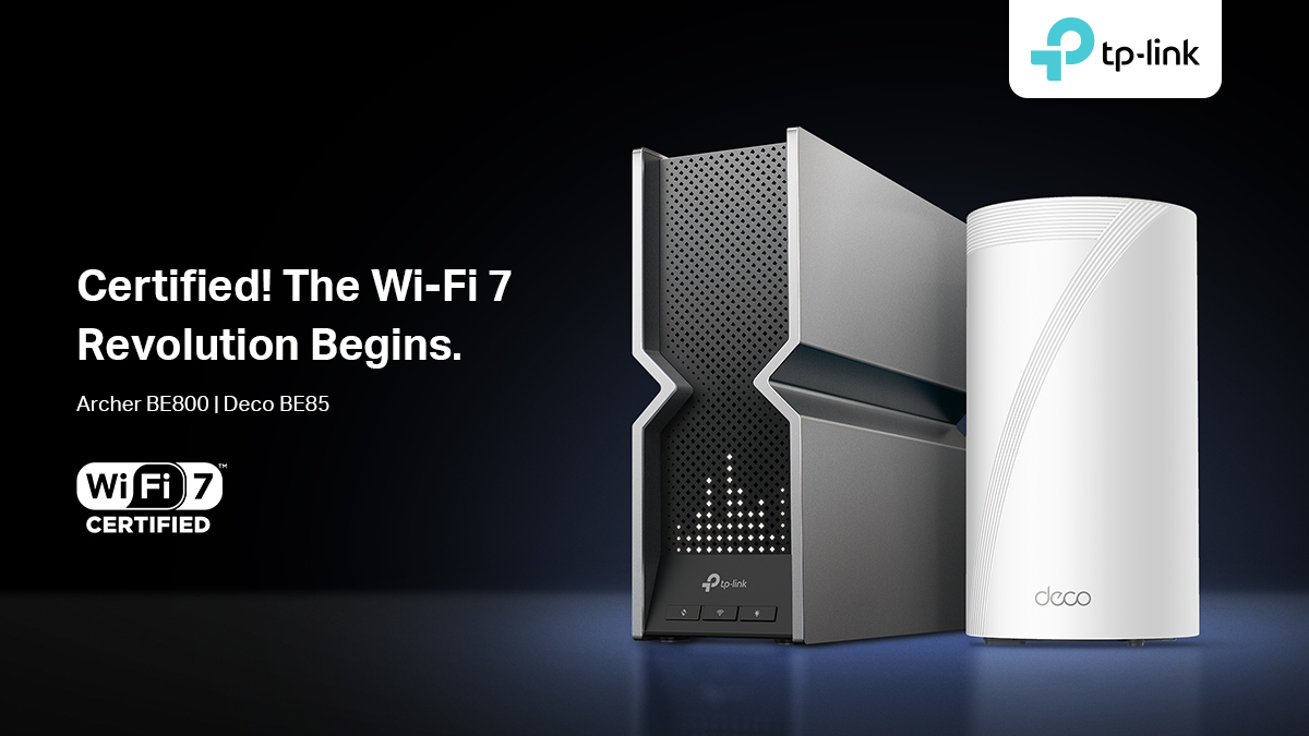 TP-Link Archer BE800 和 Deco BE85 榮獲 Wi-Fi Alliance 頒發的 Wi-Fi CERTIFIED 7™ 認證